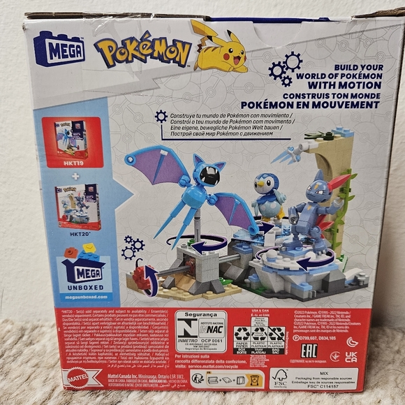 Mega | Toys | Mega Pokmon Building Blocks Toy Set Zubats Midnight ...